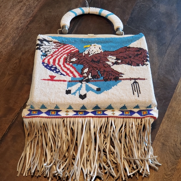 Bags | Vintage Native American Beaded Purse | Poshmark